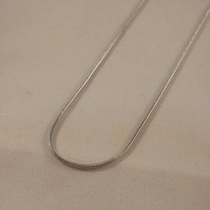 Accessories | Mens 18k White Gold Filled Slim Snake Rope Chain Necklace ...